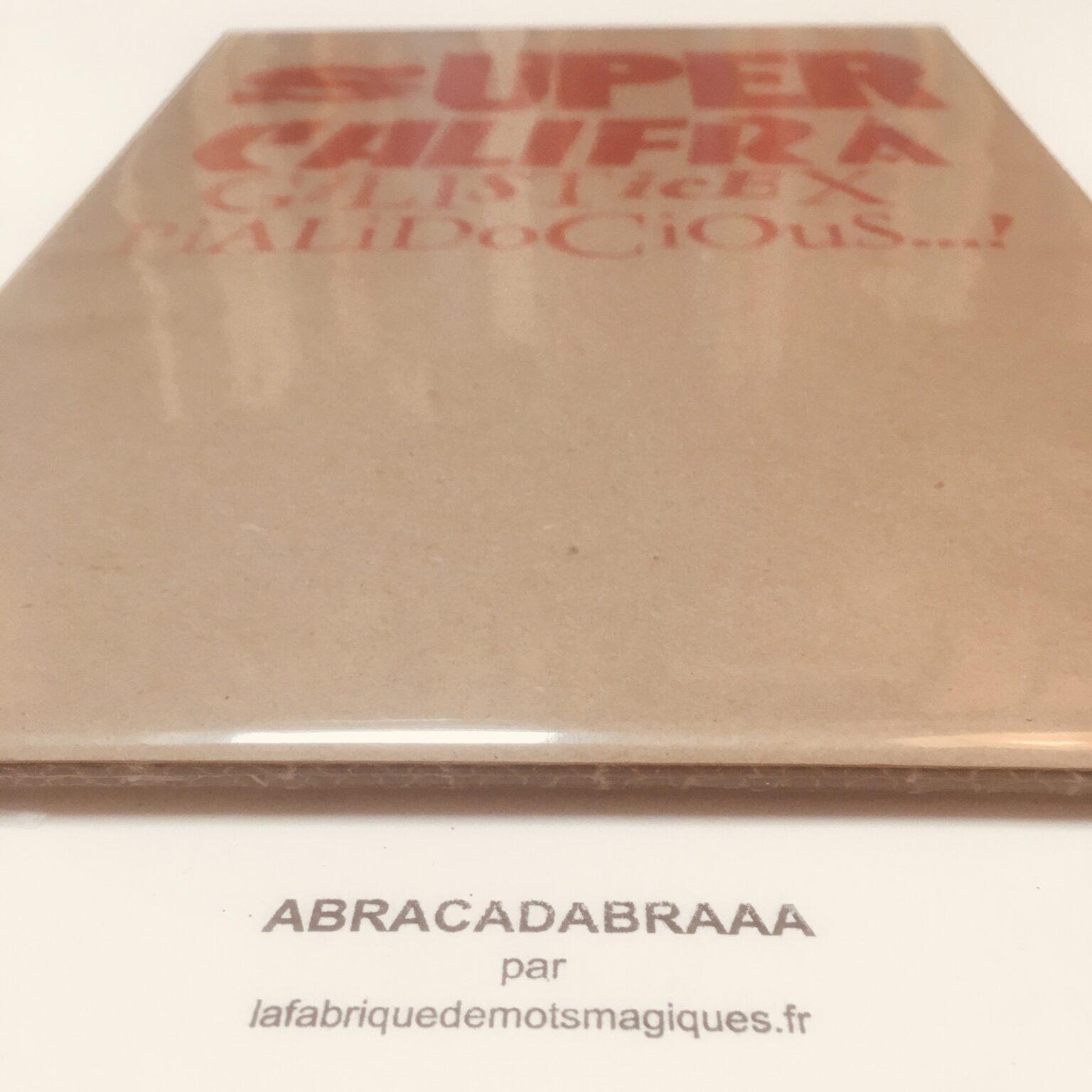 Carte Suis tes rêves ils connaissent le chemin Impression typographique ...