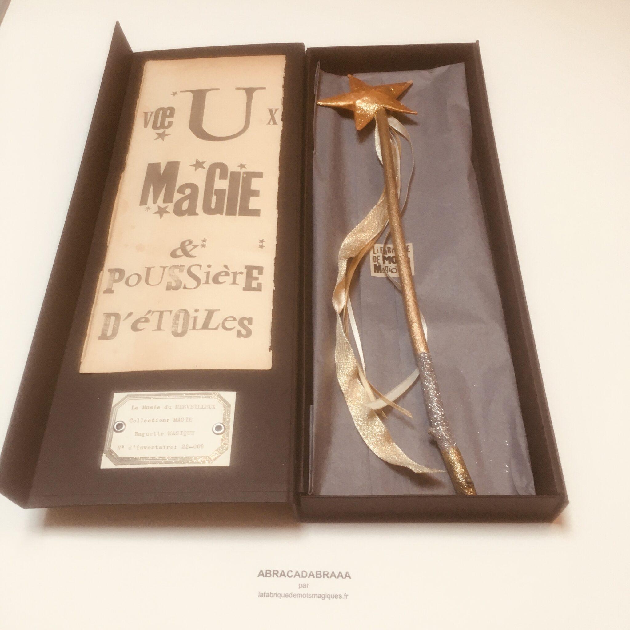 Baguette magique vraiment MAGIQUE Or & Argent + Rouge à paillettes [22 ...