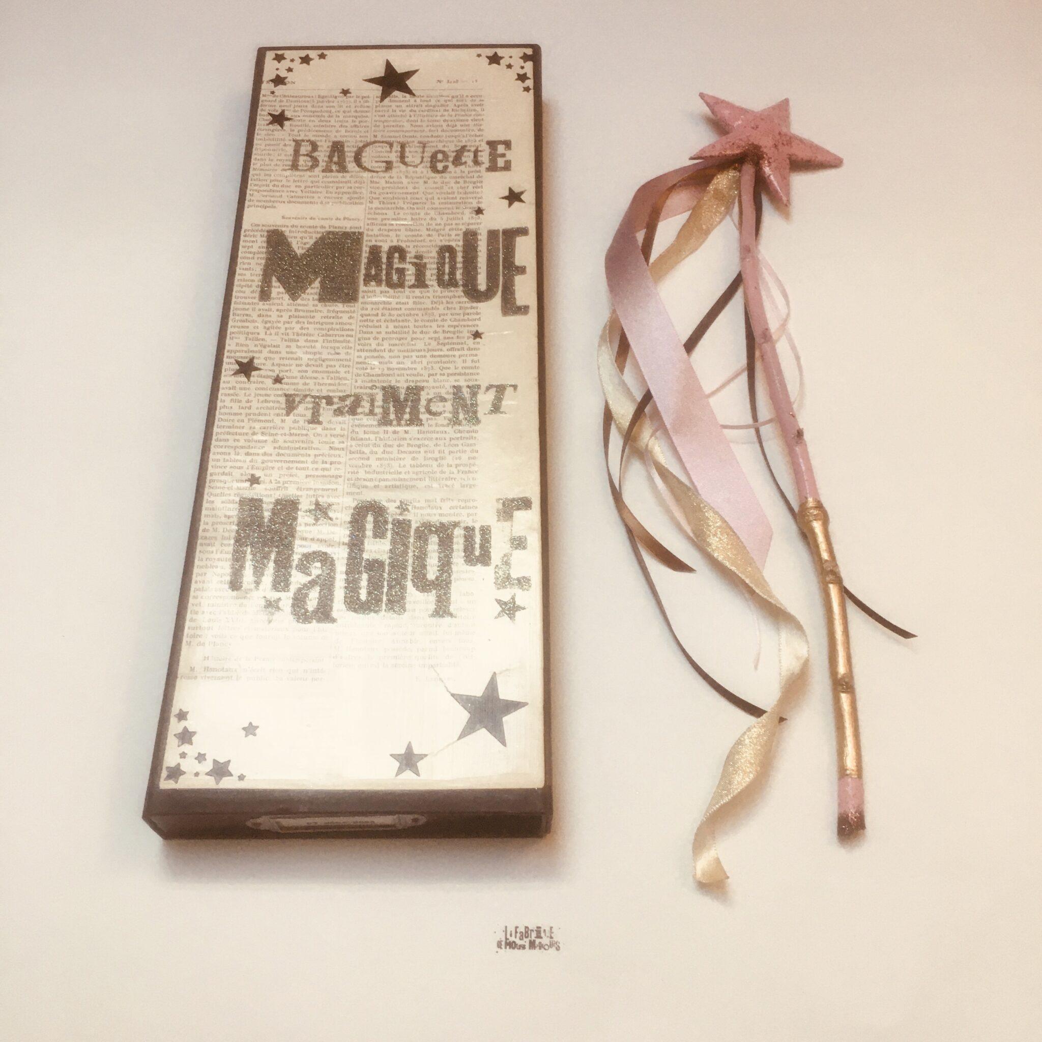 Baguette magique vraiment MAGIQUE SUR MESURE | La fabrique de Mots Magiques