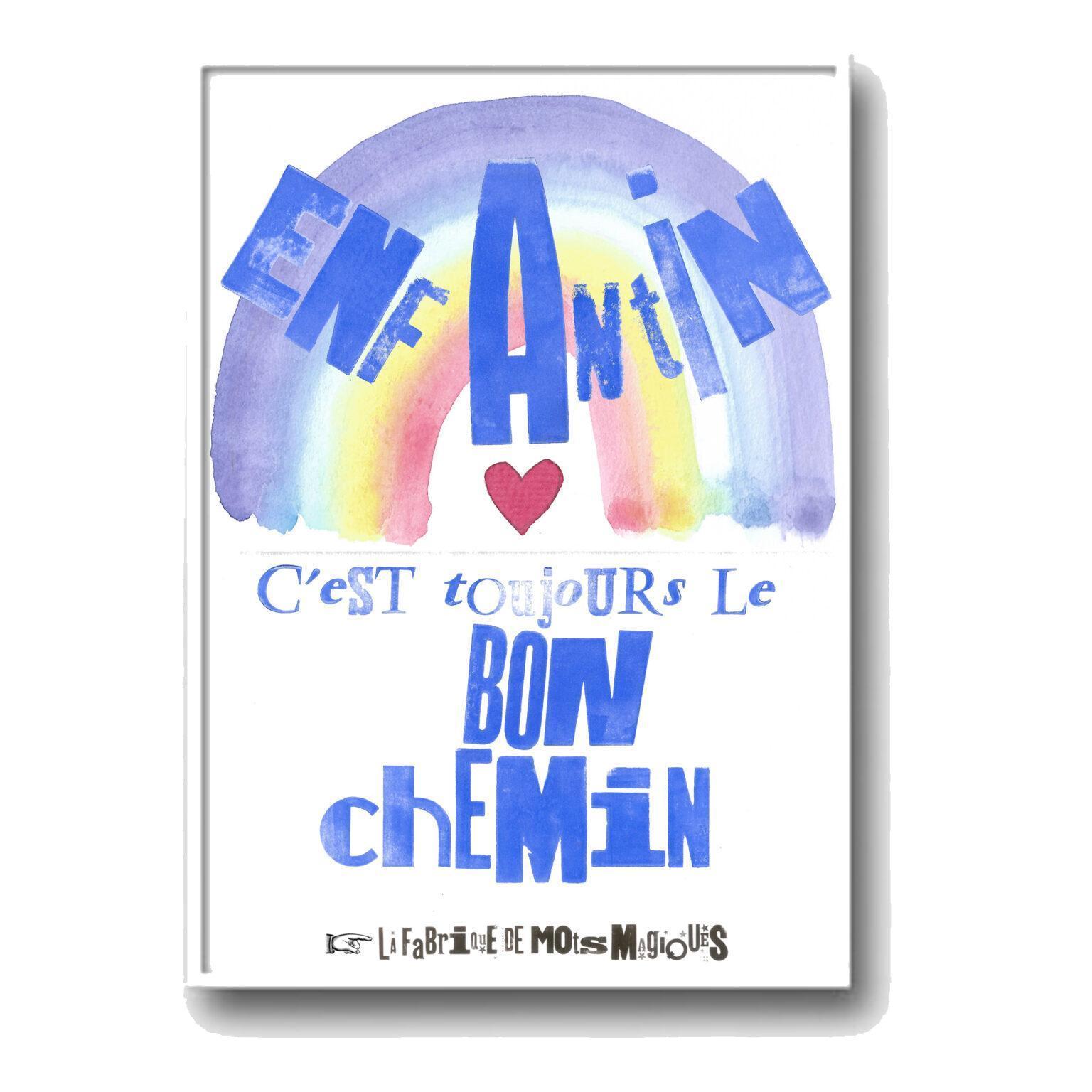 IMPRIMABLE ENFANTIN C’est toujours le BON CHEMIN | La fabrique de Mots ...