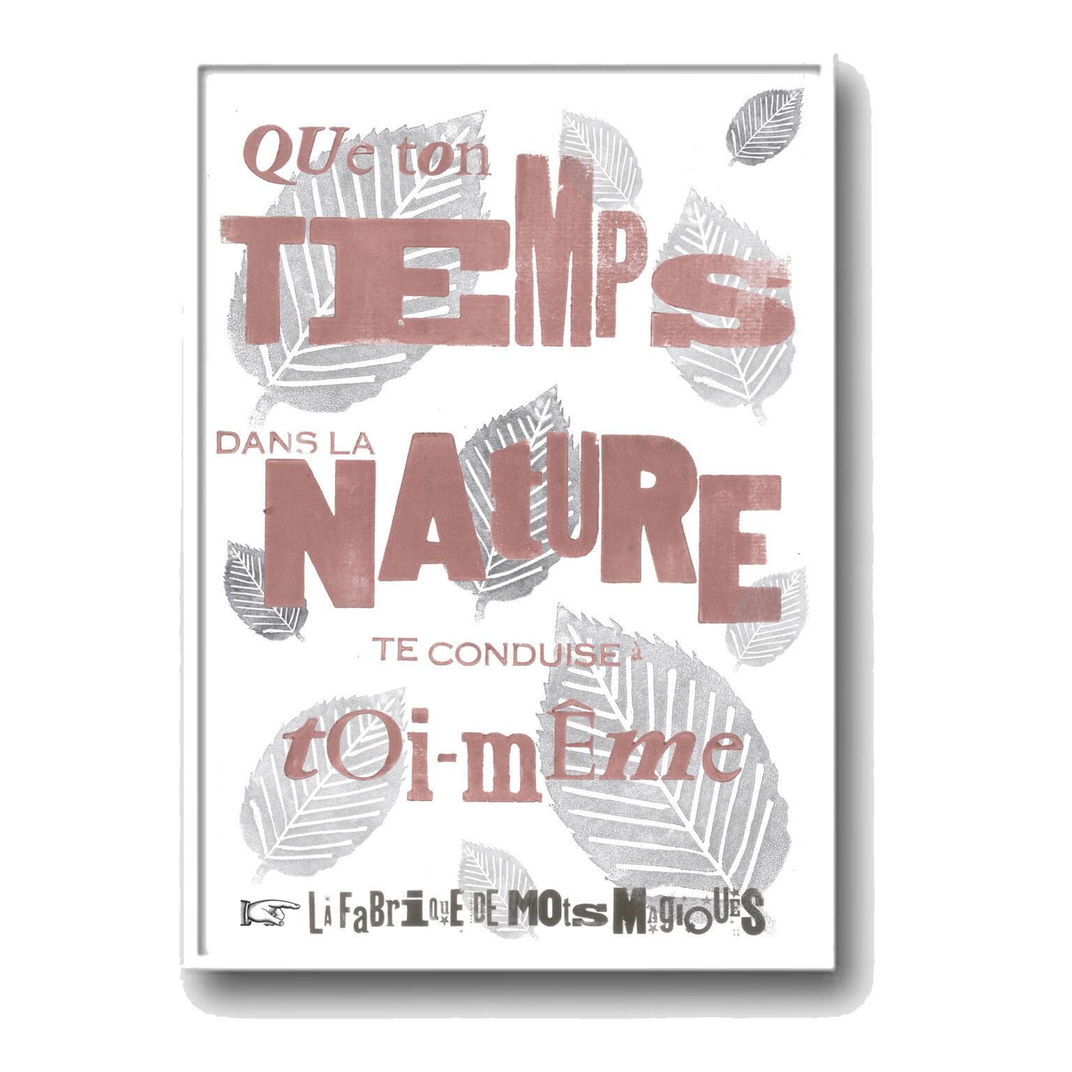 IMPRIMABLE Que ton temps dans la nature te conduise à toi-même | La ...