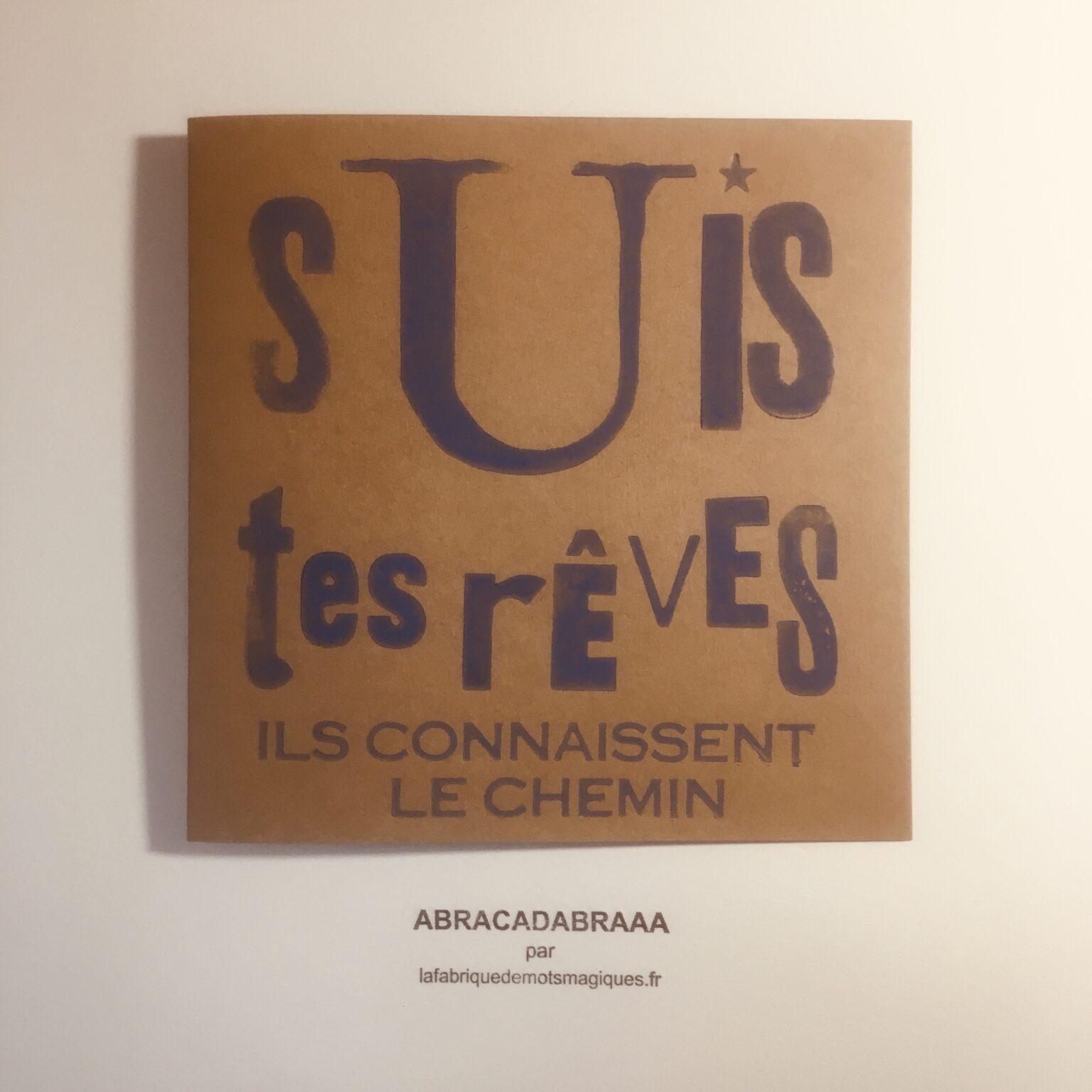 Les Cartes Impression Typographique Originales | La fabrique de Mots ...