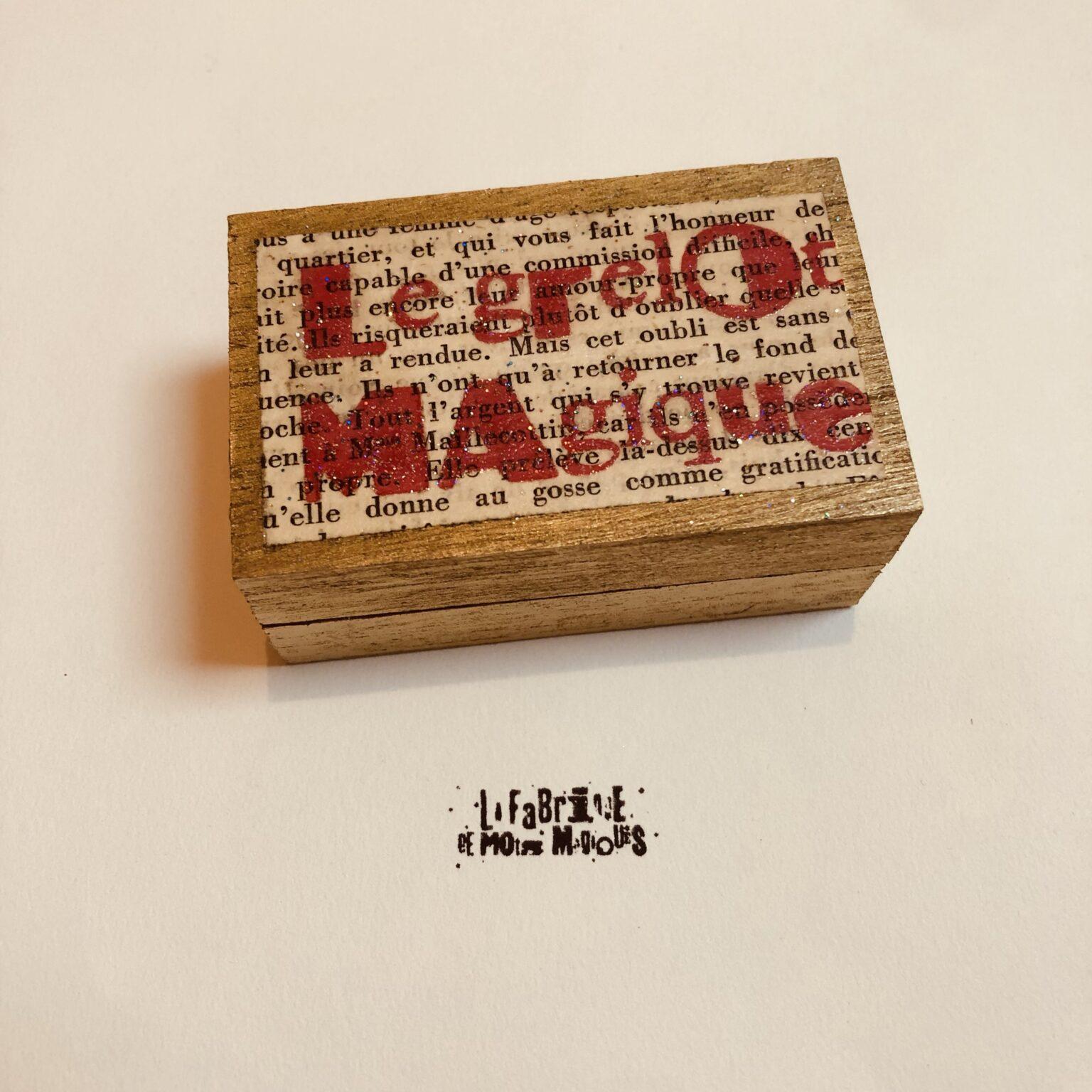 La boîte pour dire…1000 mercis | La fabrique de Mots Magiques